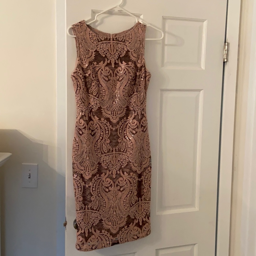 Light Pink Sequence Dress - Gem